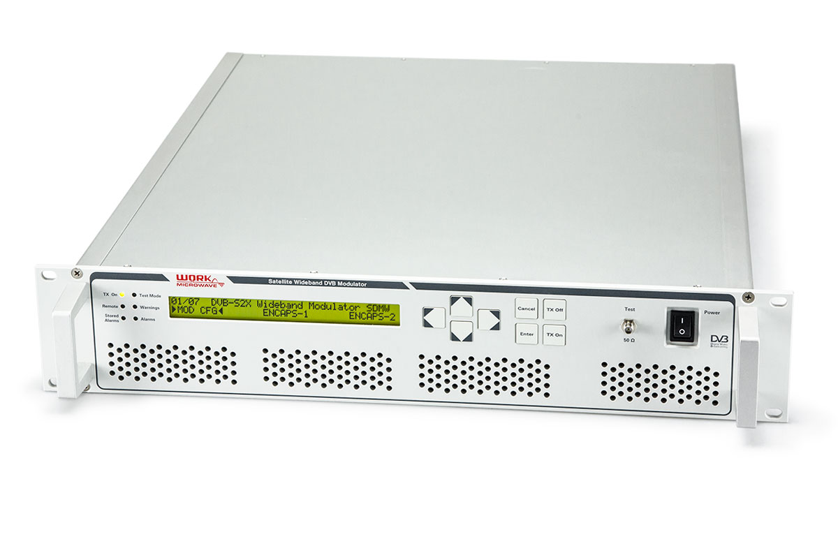 AX-80 Wideband Modem for full IP connectivity over DVB links