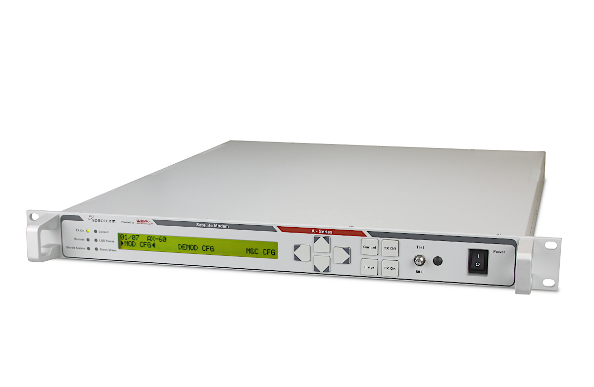 AX-60-S02190 CCSDS TM/TC Modem - WORK Microwave